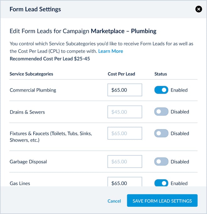Using the Campaigns Manager
